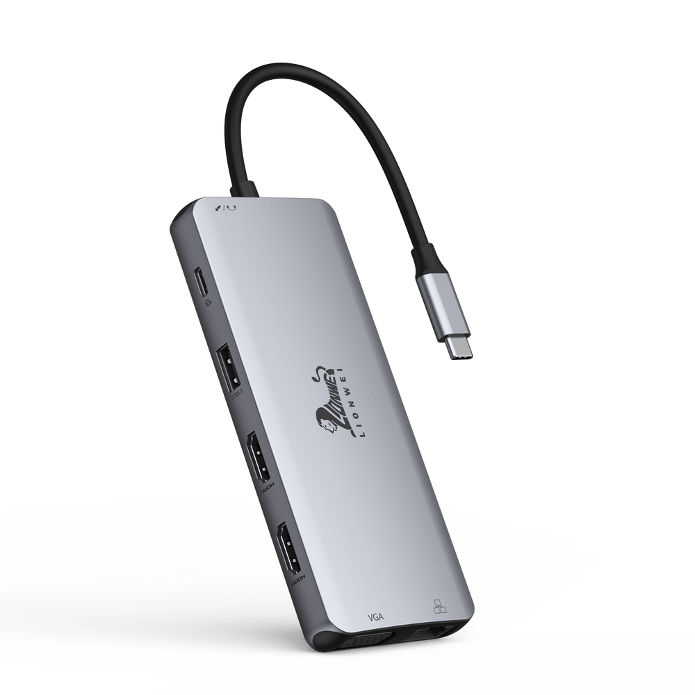 Lionwei USB C to HDMI Hub (11 in 1)
